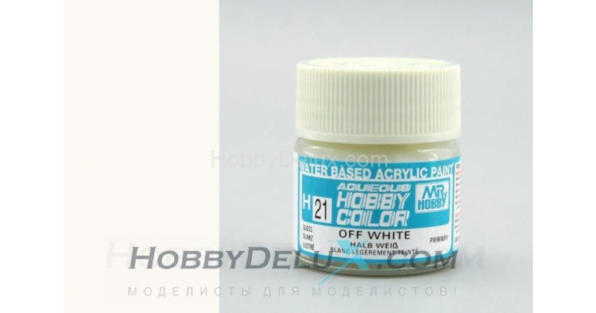 Краска акриловая Hobby Color - H021 Off White H21 H21 – купить в ...
